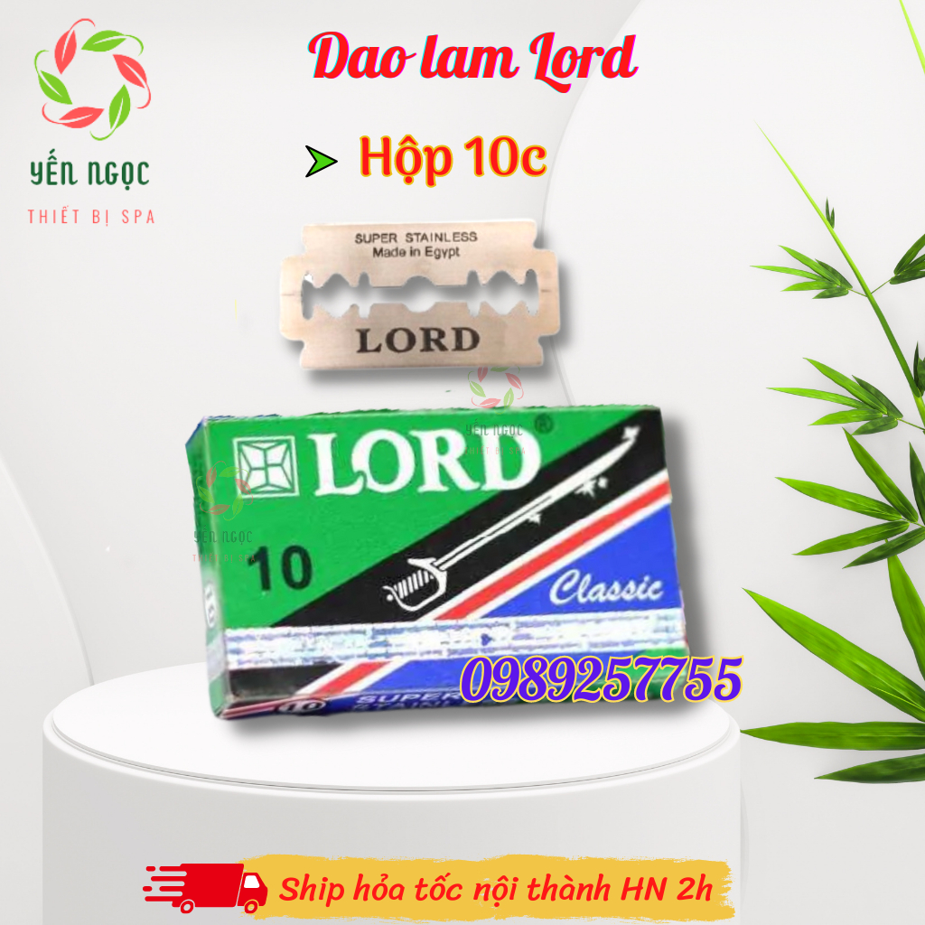 Hộp nhỏ 10 lưỡi dao lam Lord cạo râu, cạo mặt chất lượng | Hộp dao lam ...