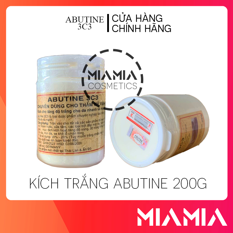 Kem Kích Trắng Da Body Abutine 3c3 Màu Vàng Thái Lan Chính Hãng 200g ...