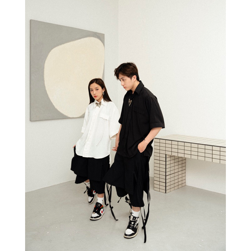 HYMAISON | Quần 2Layer Culottes Nam Nữ | Shopee Việt Nam