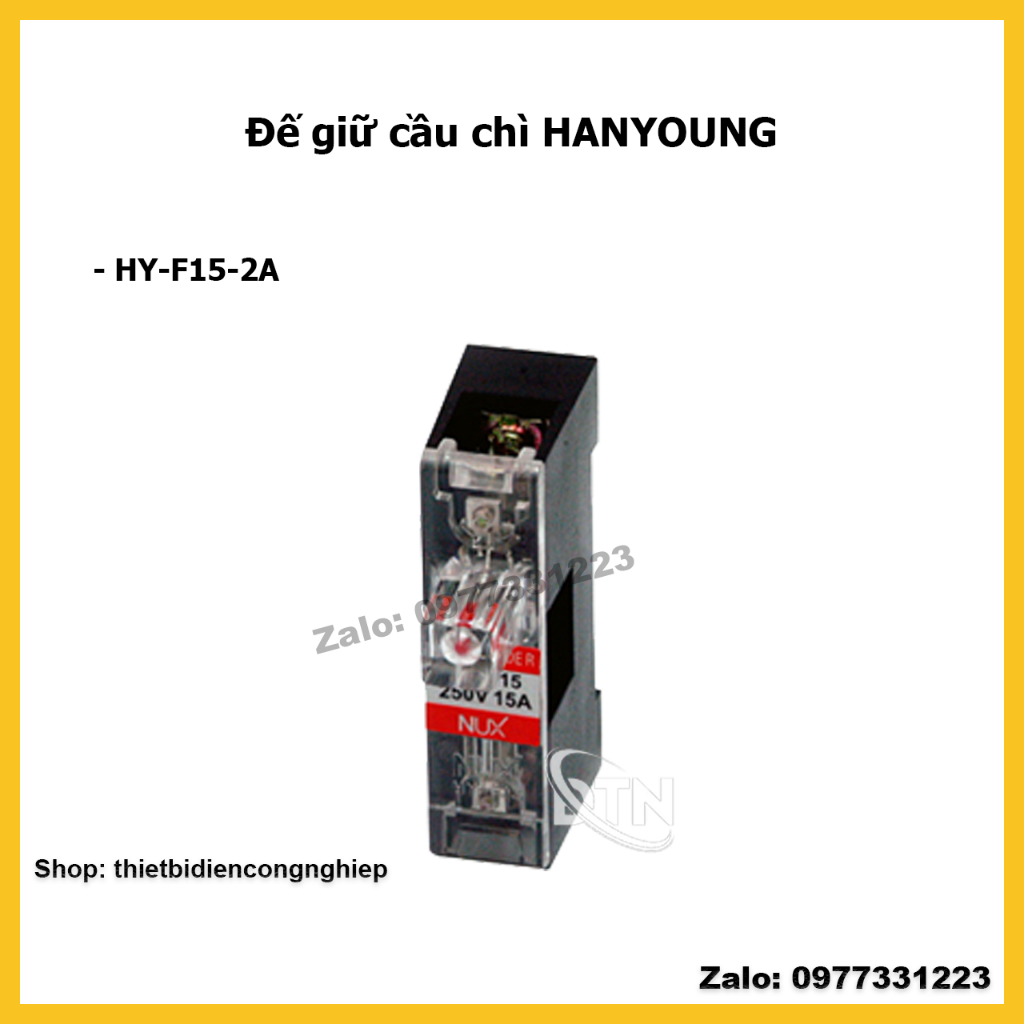 Đế giữ cầu chì HANYOUNG HY-F15-2A | Shopee Việt Nam