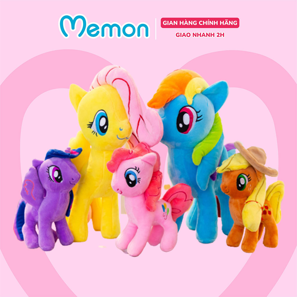 Ngựa Bông Pony Nhiều Màu Sắc Cao Cấp Memon | Shopee Việt Nam