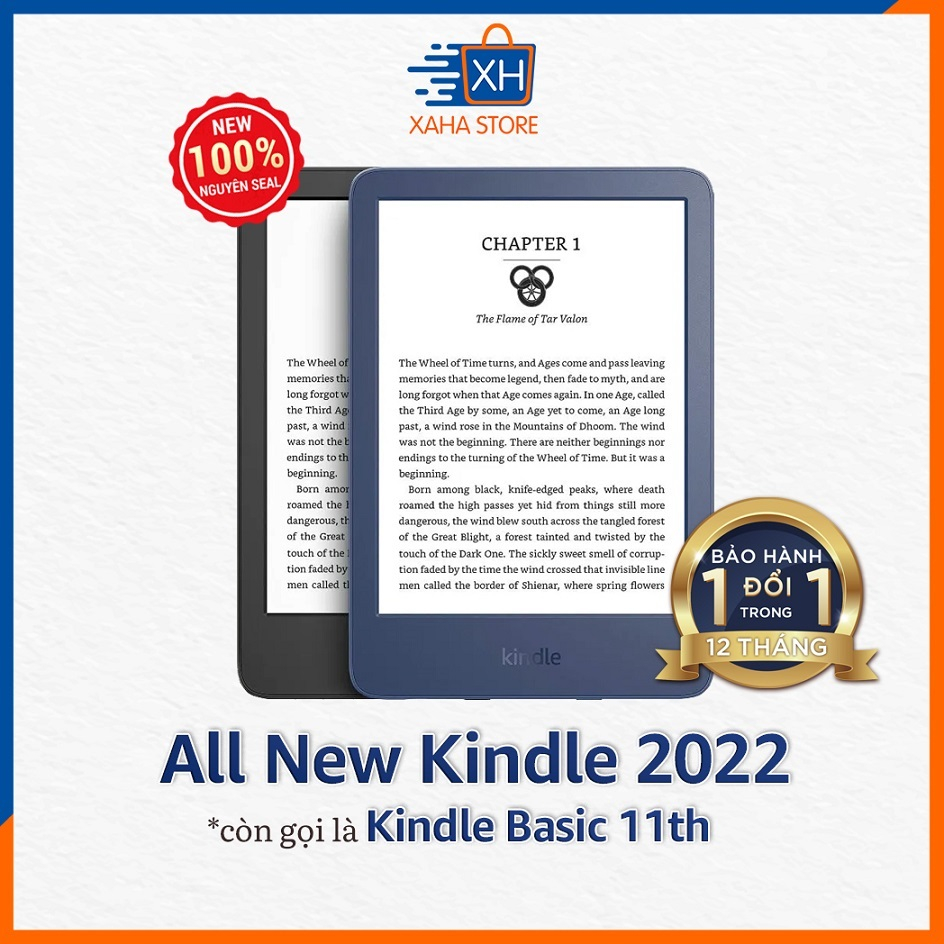 [Mã giảm 8% đơn 3000K] Máy đọc sách Kindle Basic 11th Generation 2022 ...