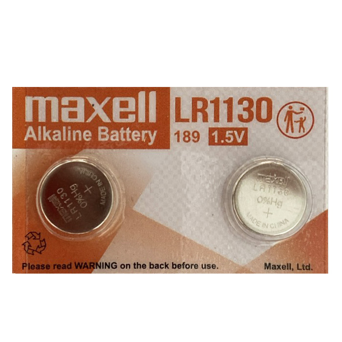 Pin LR1130, LR54, AG10, 189 - Pin cúc áo hiệu MAXELL Alkaline Watch ...
