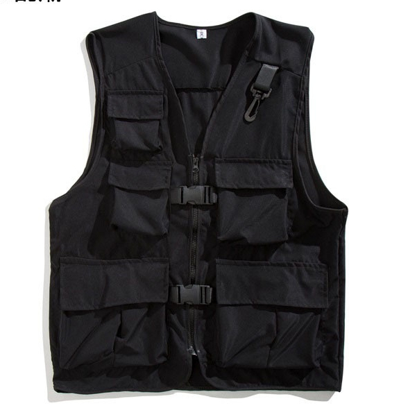 Áo gile nam nữ, gile hộp nhiều túi vải mềm siêu nhẹ phong cách thể thao ...