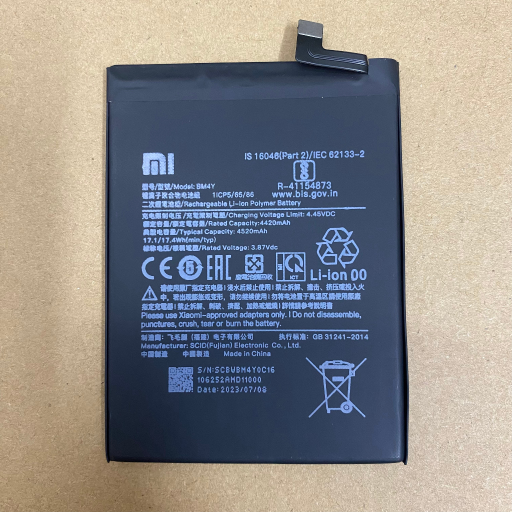 Pin zin Xiaomi Poco F3 / Redmi K40 / K40 Pro (BM4Y), bao test, tặng kèm ...