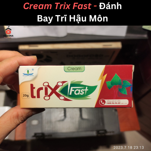 (Freeship ) GIẤP CÁ KEM BÔI TRĨ CREAM TRIX FAST - GIẤP CÁ EXTRA , giảm ...