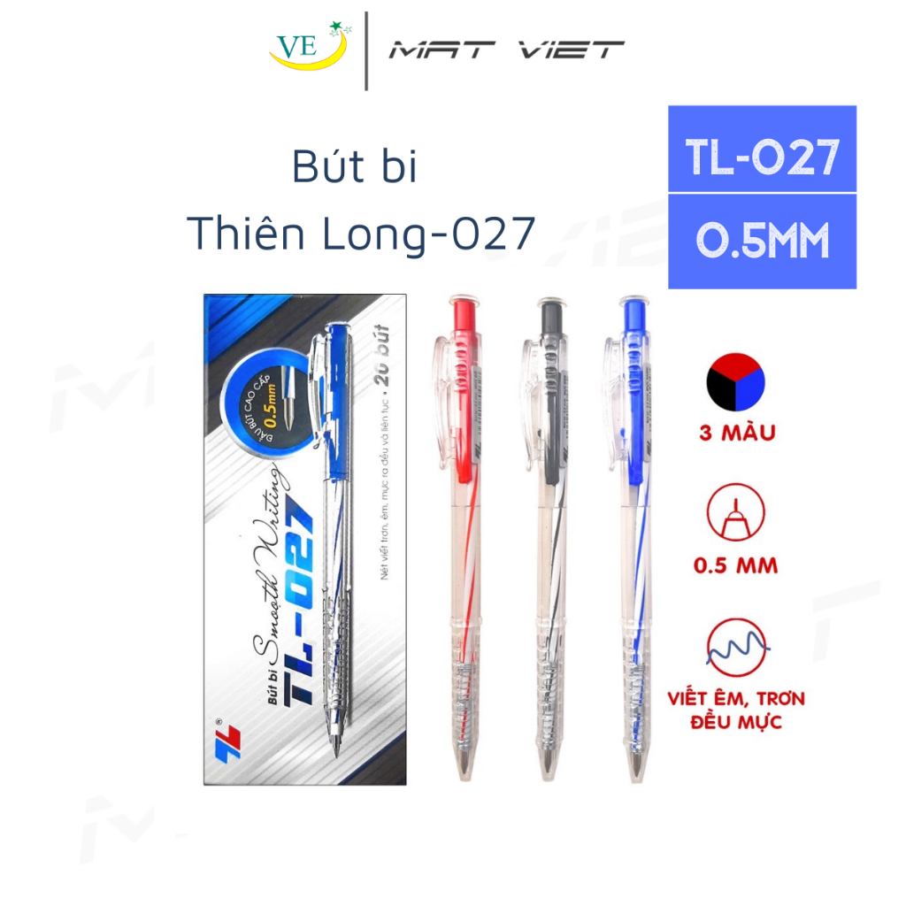 Bút Bi Thiên Long TL-027 | Shopee Việt Nam