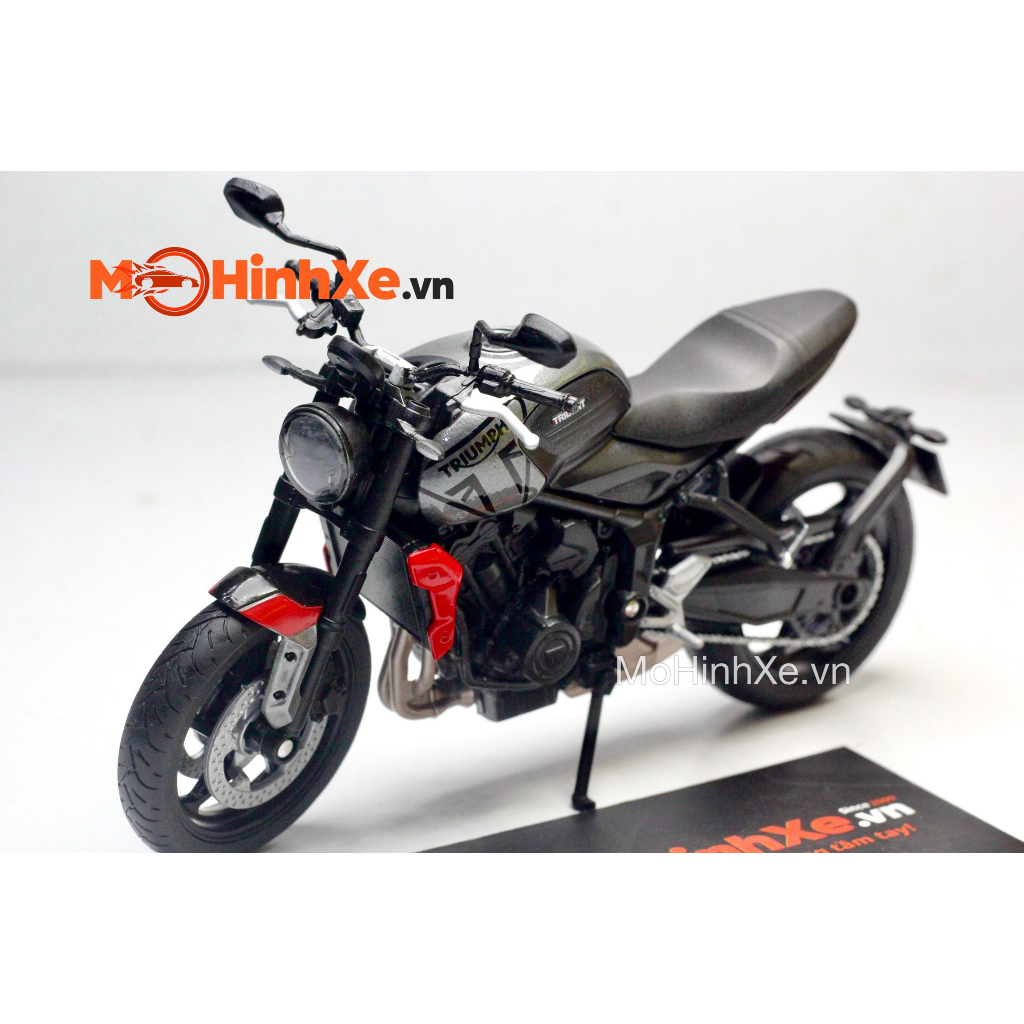 MÔ HÌNH XE TRIUMPH TRIDENT 666 1:12 WELLY | Shopee Việt Nam