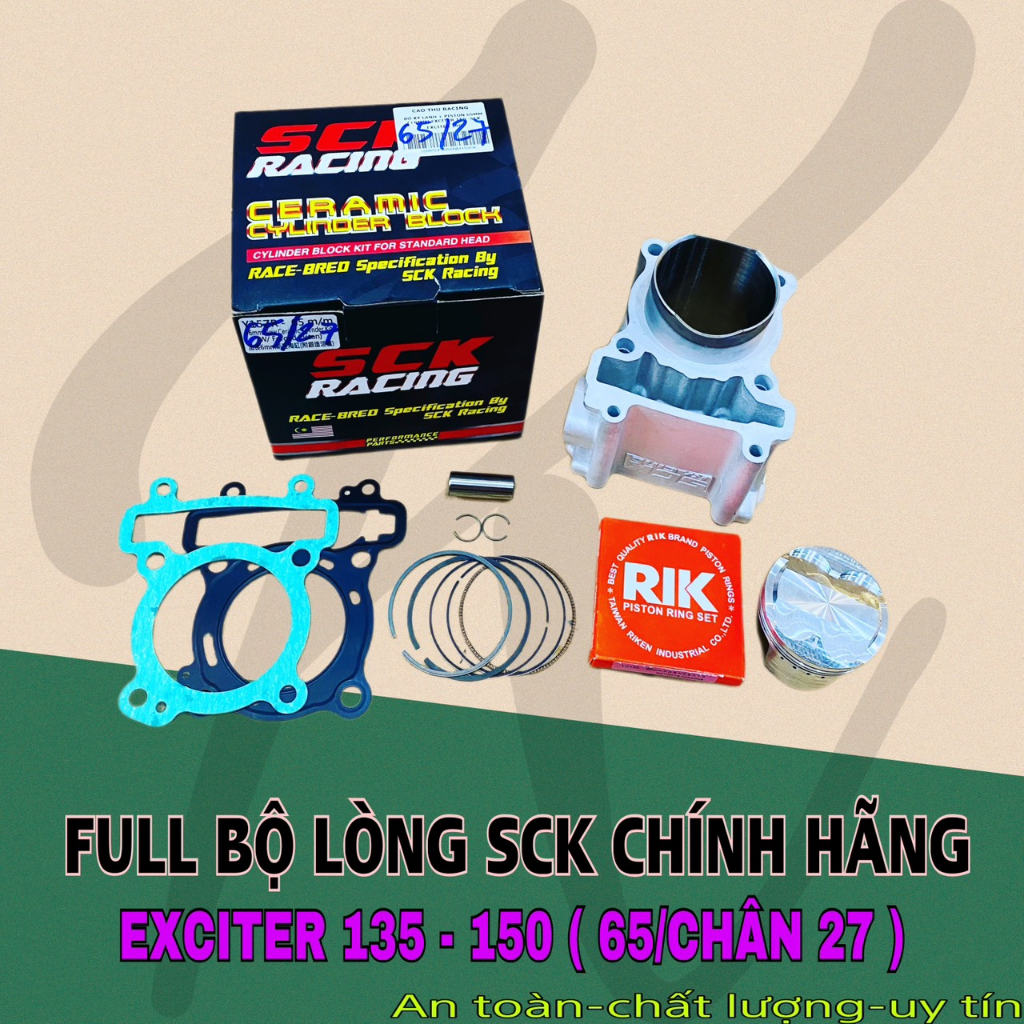 Lòng SCK cho xe Exciter 65 chân 27 và 32 chính hãng | Shopee Việt Nam