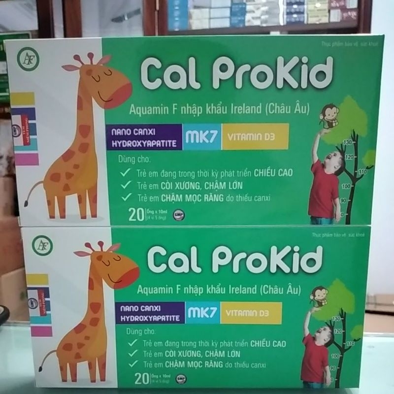 Cal Prokid bổ sung canxi hữu cơ D3 Mk7 giúp trẻ phát triển chiều cao, xương răng chắc khỏe hộp ...
