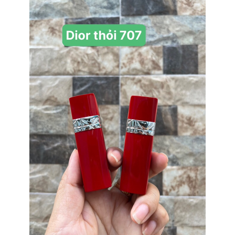 Son thỏi Dior Ultra Care 707 Bliss Màu Cam Cháy. Full Size Unbox | Shopee Việt Nam