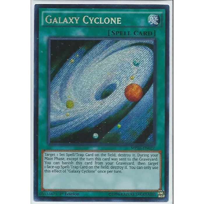 [NTYC] Thẻ bài Yu-Gi-Oh Tiếng Anh - MP16-EN027 Galaxy Cyclone – Secret ...