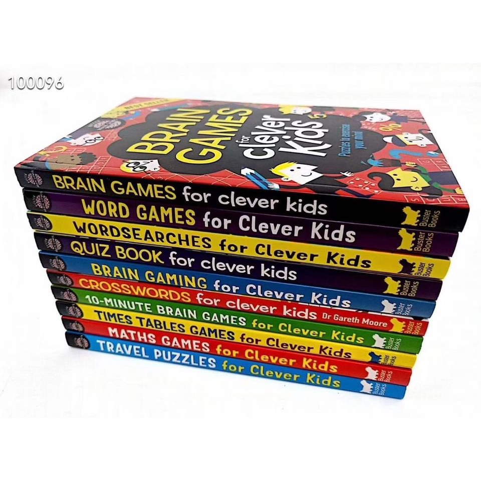 Sách - Brain Games or Clever Kids - bộ 10 quyển | Shopee Việt Nam