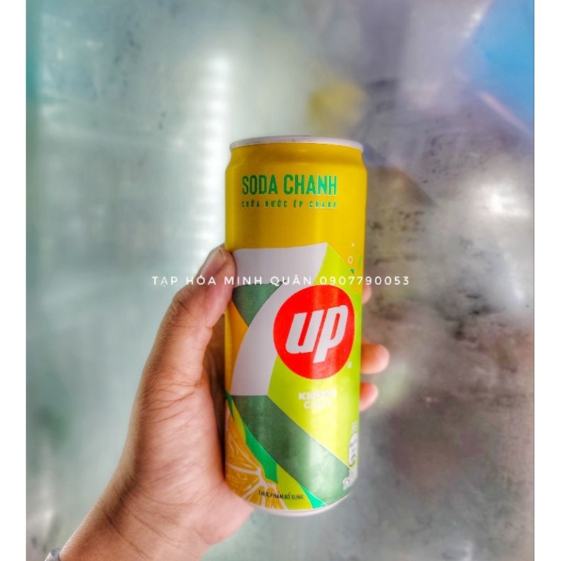 THÙNG 24 LON NƯỚC NGỌT 7UP SODA CHANH - KHÔNG CALO | Shopee Việt Nam