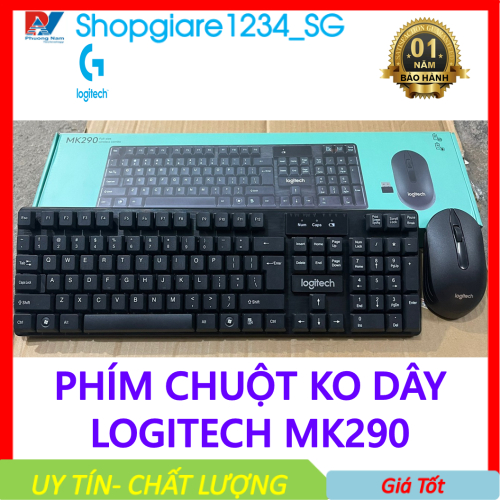 Combo Bàn Phím Và Chuột không dây Logitech MK290- HÀNG OEM- Thiết Kế ...