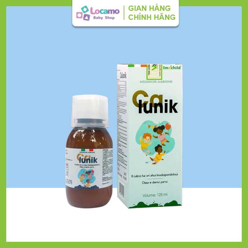 Canxi sinh học Calunik Imochild Bổ sung Canxi Magie Vitamin D3 K2 Hỗ ...