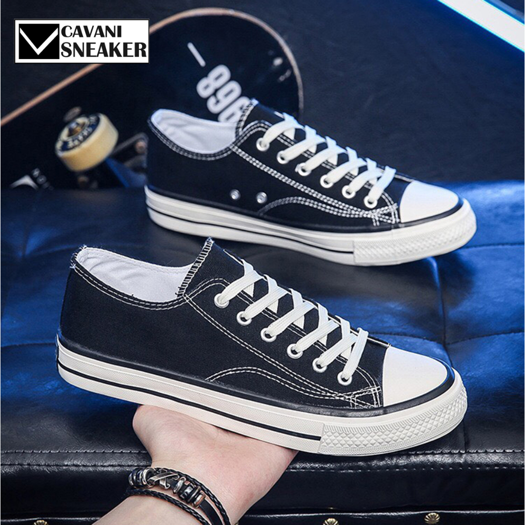 Giày Thể Thao Unisex Vải Canvas Kiểu Dáng Basic Trẻ Trung Năng Động ...