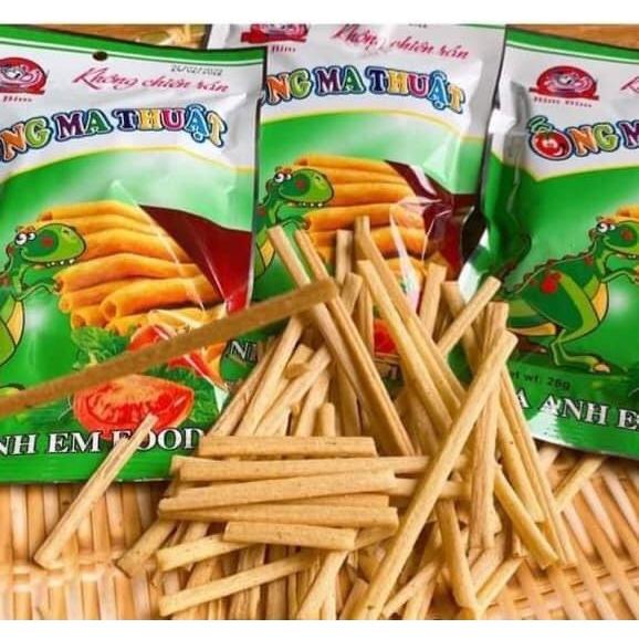 Snack bim ống ma thuật Ba Anh Em Food 10k/ 5 gói 26g | Shopee Việt Nam