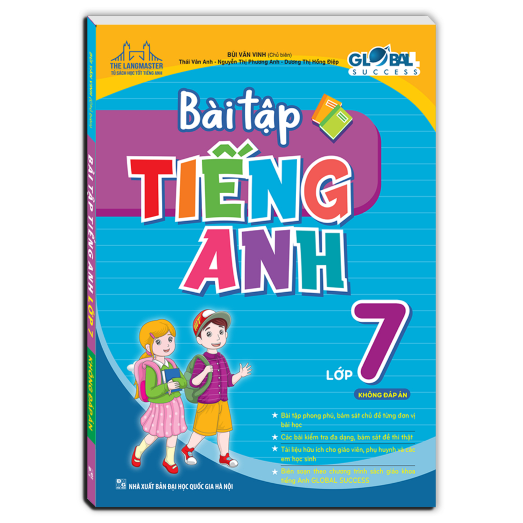 Sách - GLOBAL SUCCESS - BÀI TẬP TIẾNG ANH LỚP 7 (Không đáp án) | Shopee ...