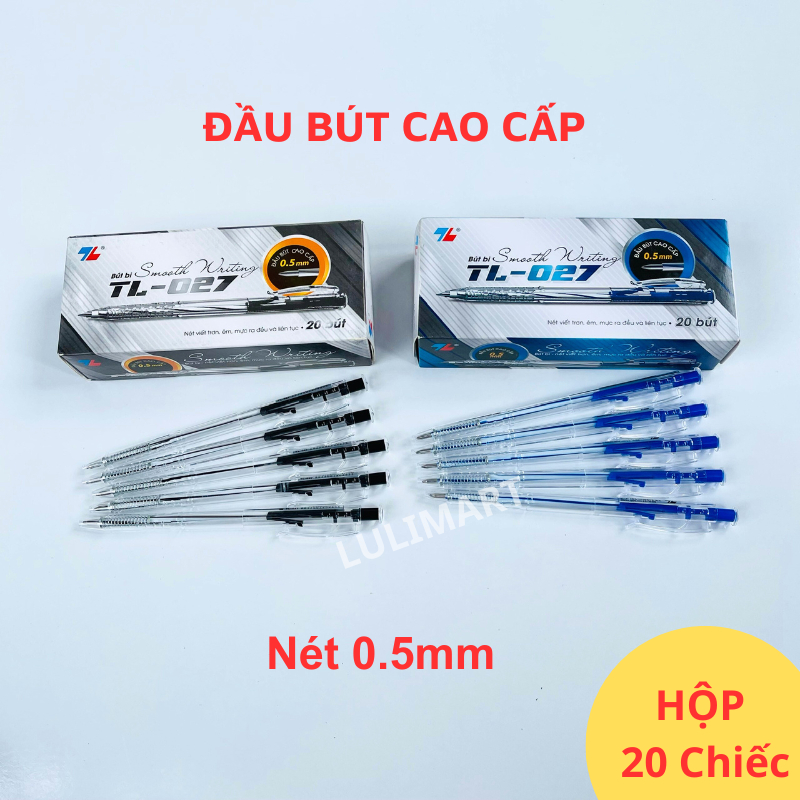 Hộp 20 Chiếc Bút Bi Thiên Long TL 027 Nét Nhỏ 0.5mm | Shopee Việt Nam