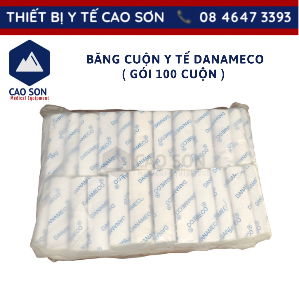 Băng Cuộn Y Tế Danameco ( Gói 100 cuộn ) | Shopee Việt Nam