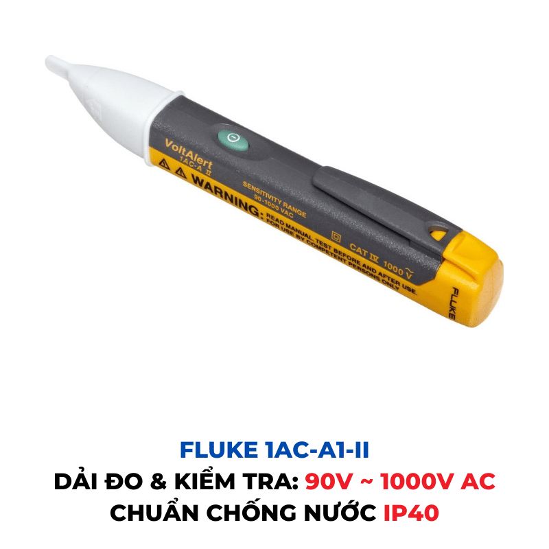 [ FLUKE 1AC-A1-II ] Bút đo phát hiện điện áp không tiếp xúc Fluke 1AC ...