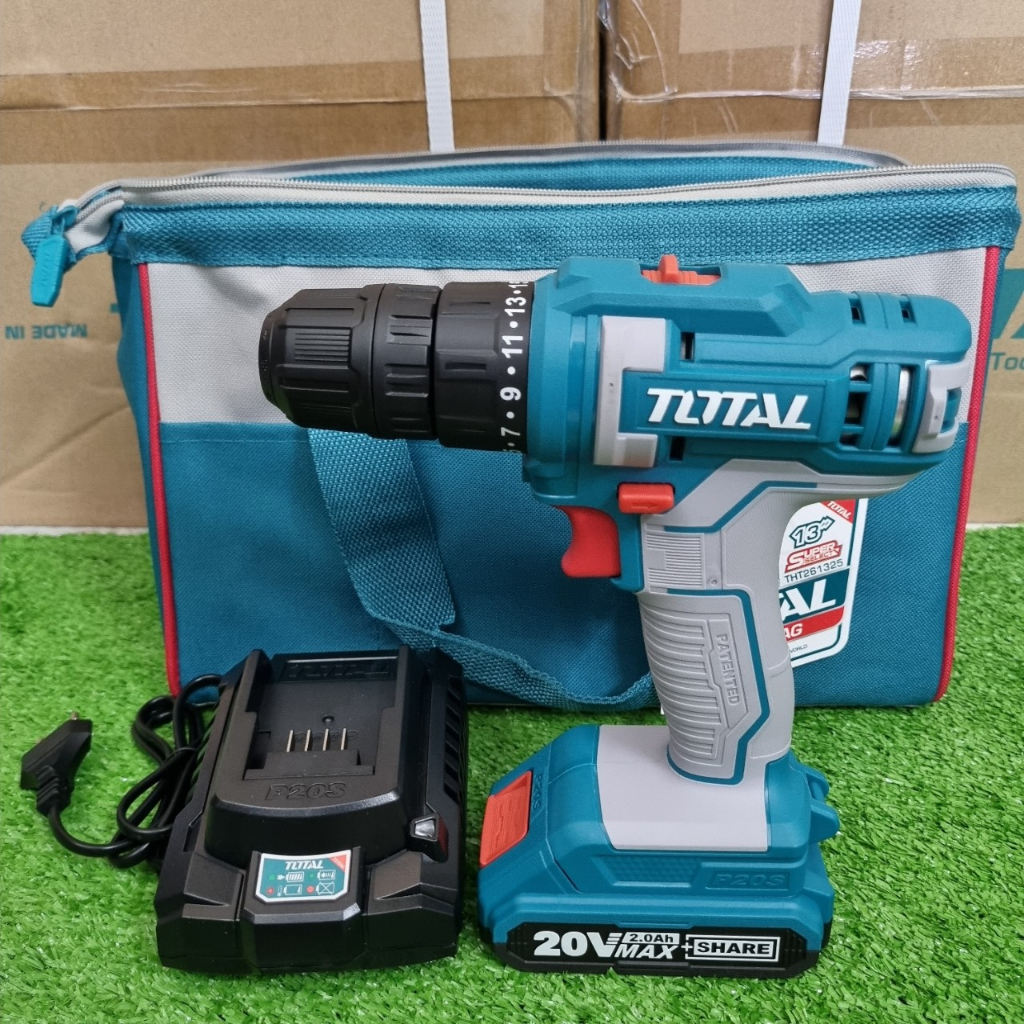 Máy khoan siết vít pin 20V TOTAL TDLI20051 (1 pin 2.0 Ah) | Shopee Việt Nam