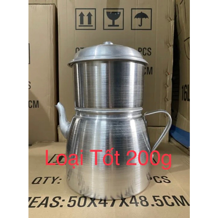 Phin/ấm pha cafe phin nhôm to phin pha cà phê 100gram - 200gram | Shopee Việt Nam