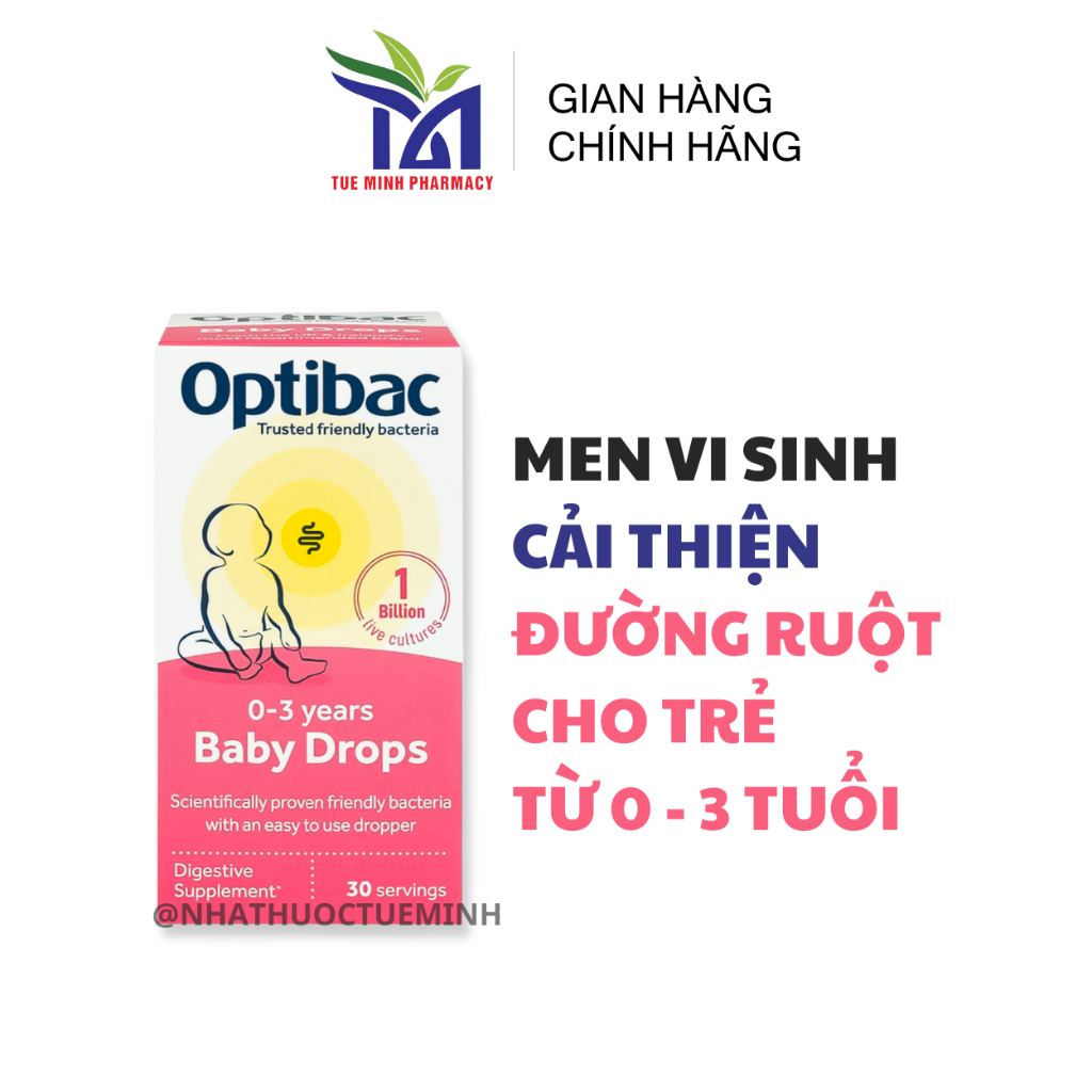 [Chính Hãng] Men Vi Sinh Cho Bé OptiBac Probiotics Baby Drops Tăng ...