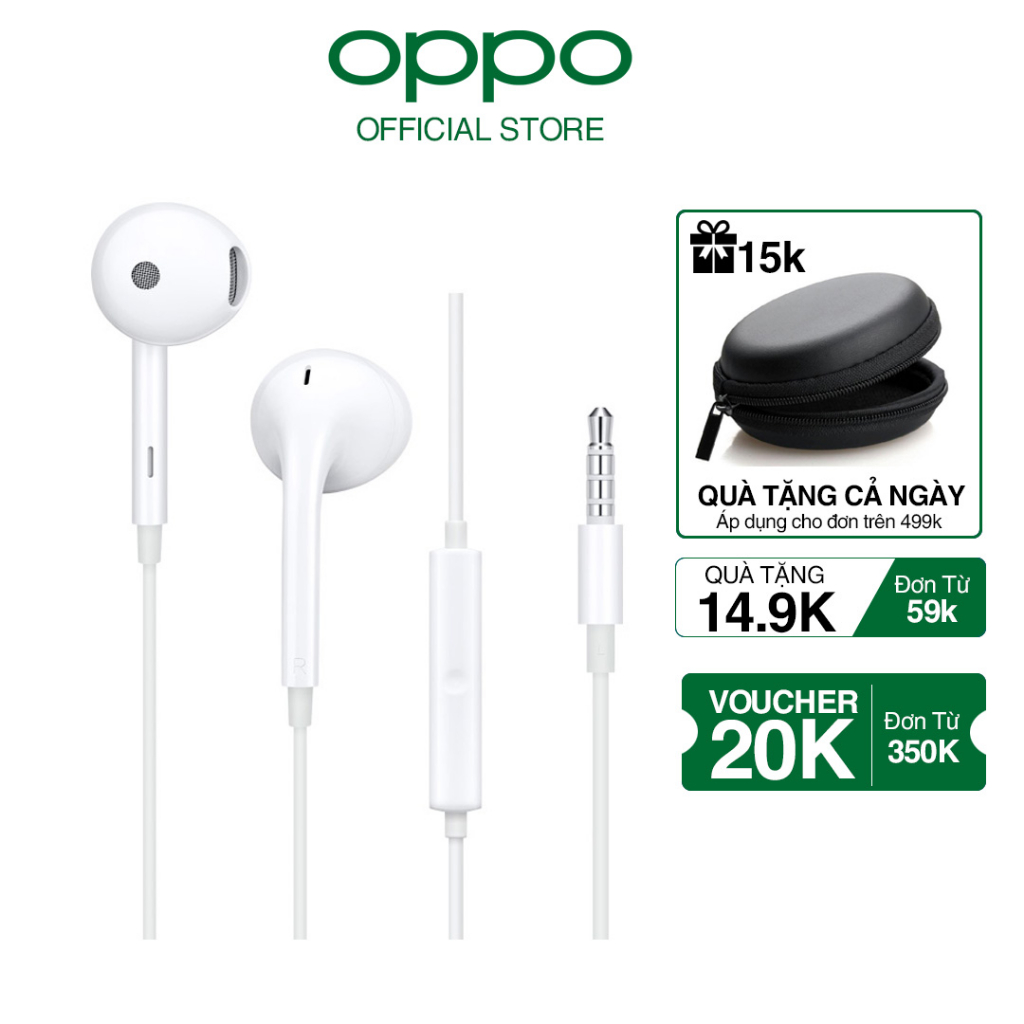 Tai nghe Oppo Chính hãng cho Oppo F5, F7, F9, F11, F11 Pro, ReNo, ReNo ...