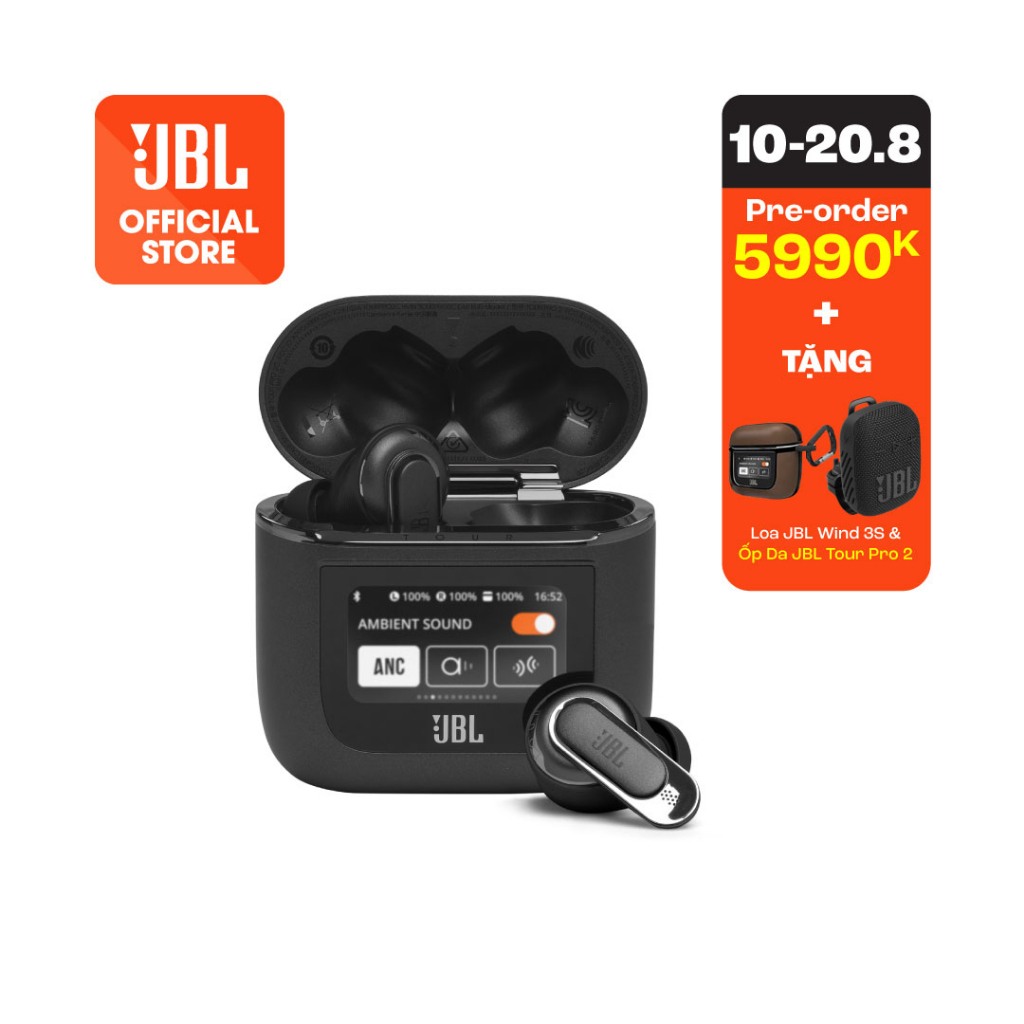 Tai nghe True Wireless JBL Tour Pro 2- Hàng Chính hãng | Shopee Việt Nam