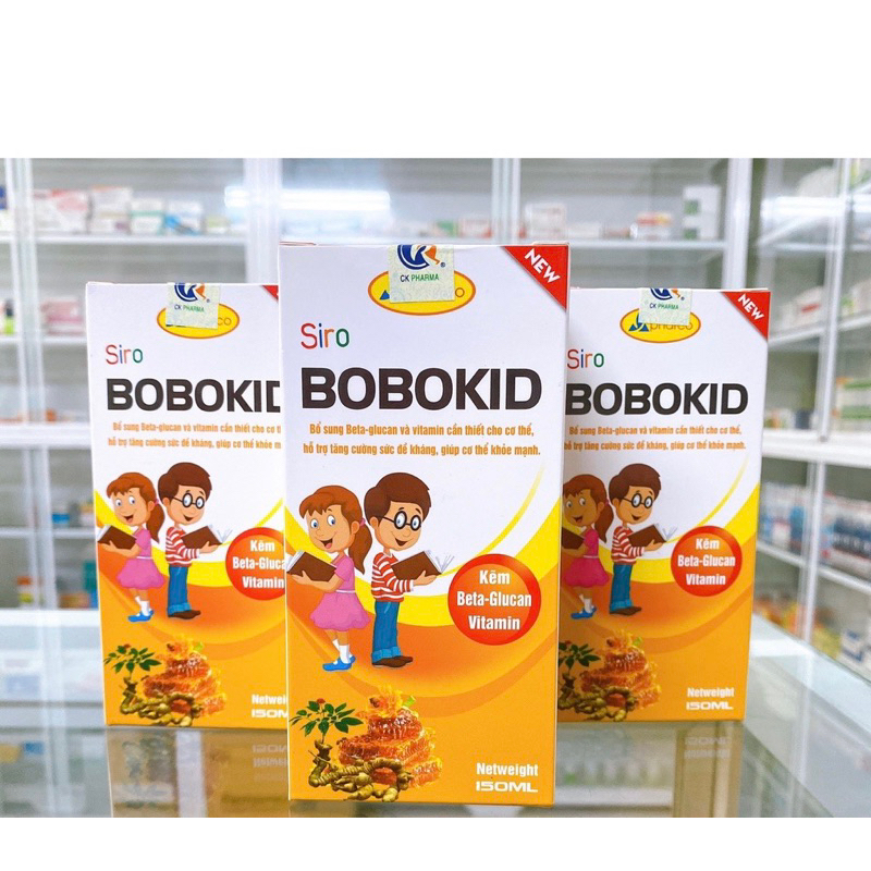 SIRO BOBOKID bổ sung vitamin cần thiết cho cơ thể, tăng sức đề kháng, giúp cơ thể khỏe mạnh ...