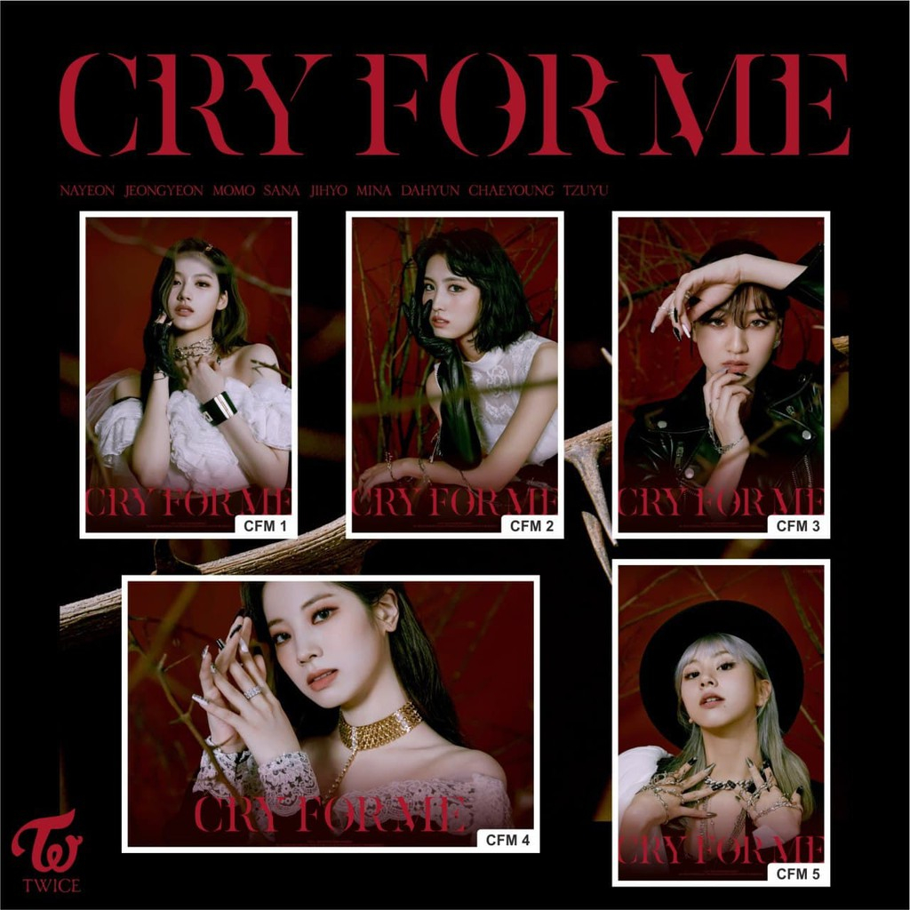 POSTER A4 DÁN TƯỜNG TWICE CRY FOR ME | Shopee Việt Nam