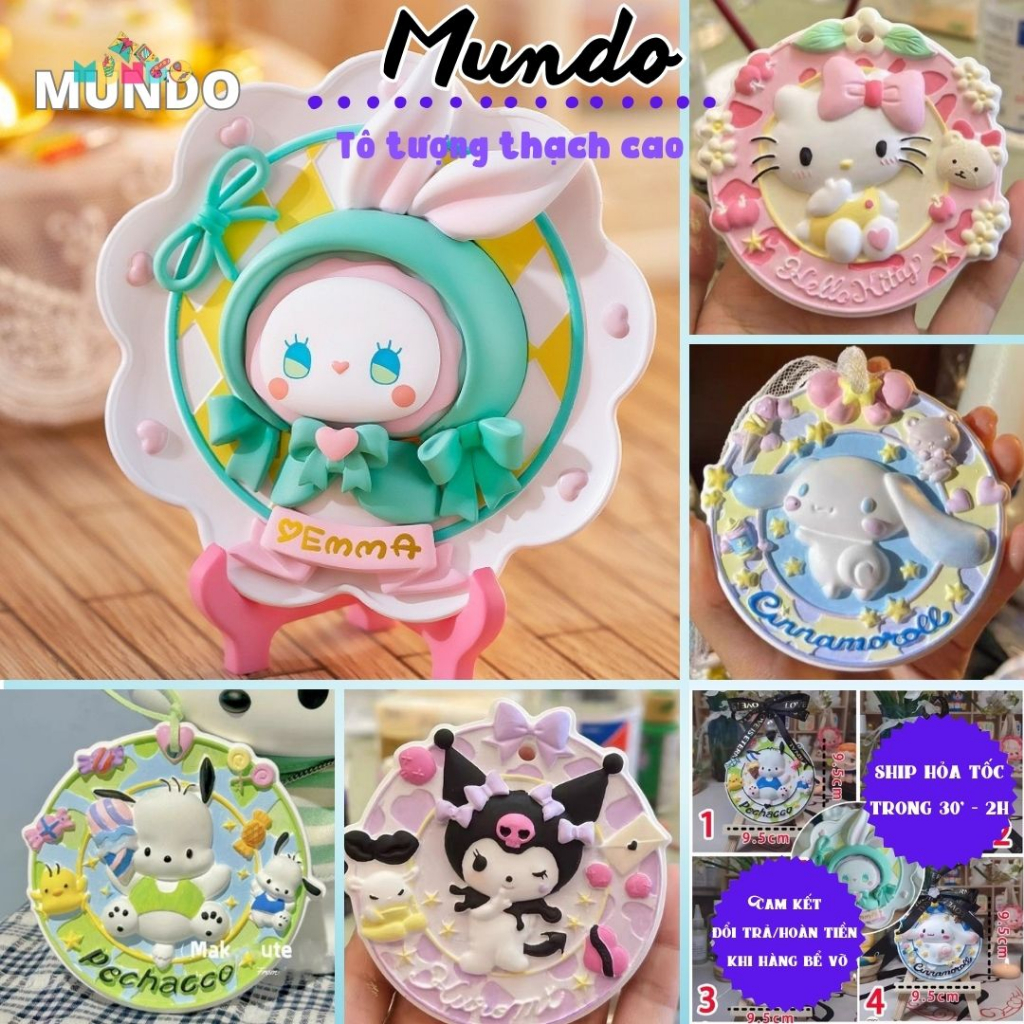 Tô Tượng Thạch Cao, Tranh treo Emma, Sanrio Tượng Thạch Cao MUNDO ...