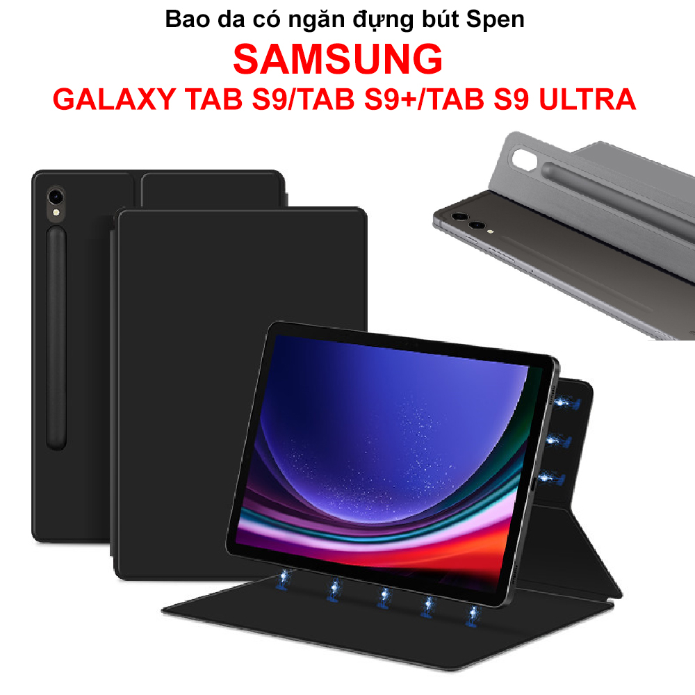 [Galaxy Tab S9] Bao dao có ngăn đựng bút Samsung Galaxy Tab S9/S9+/S9 ...