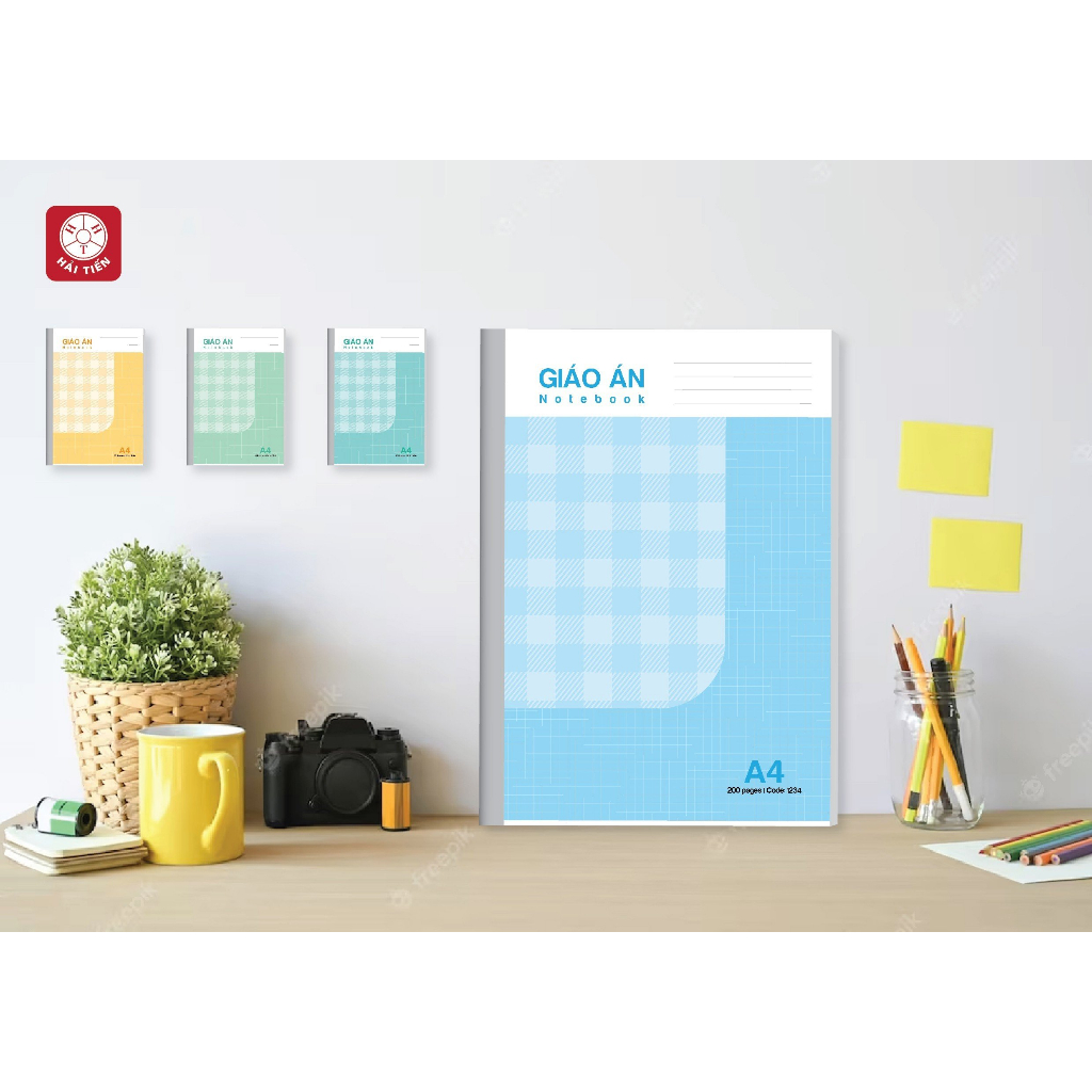 HẢI TIẾN Sổ Giáo Án - Kẻ ngang A4 (120 trang, 200 trang và 300 trang ...
