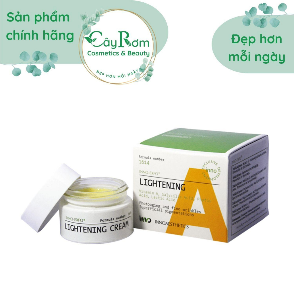 Kem Peel Inno Lightening A 15g Cây Rơm Cosmetics | Shopee Việt Nam