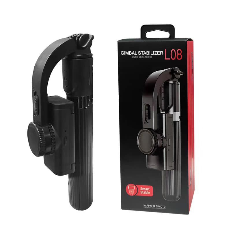 Tay cầm chống rung điện tử Gimbal L08 L09 tích hợp chân đứng và bluetooth | Shopee Việt Nam