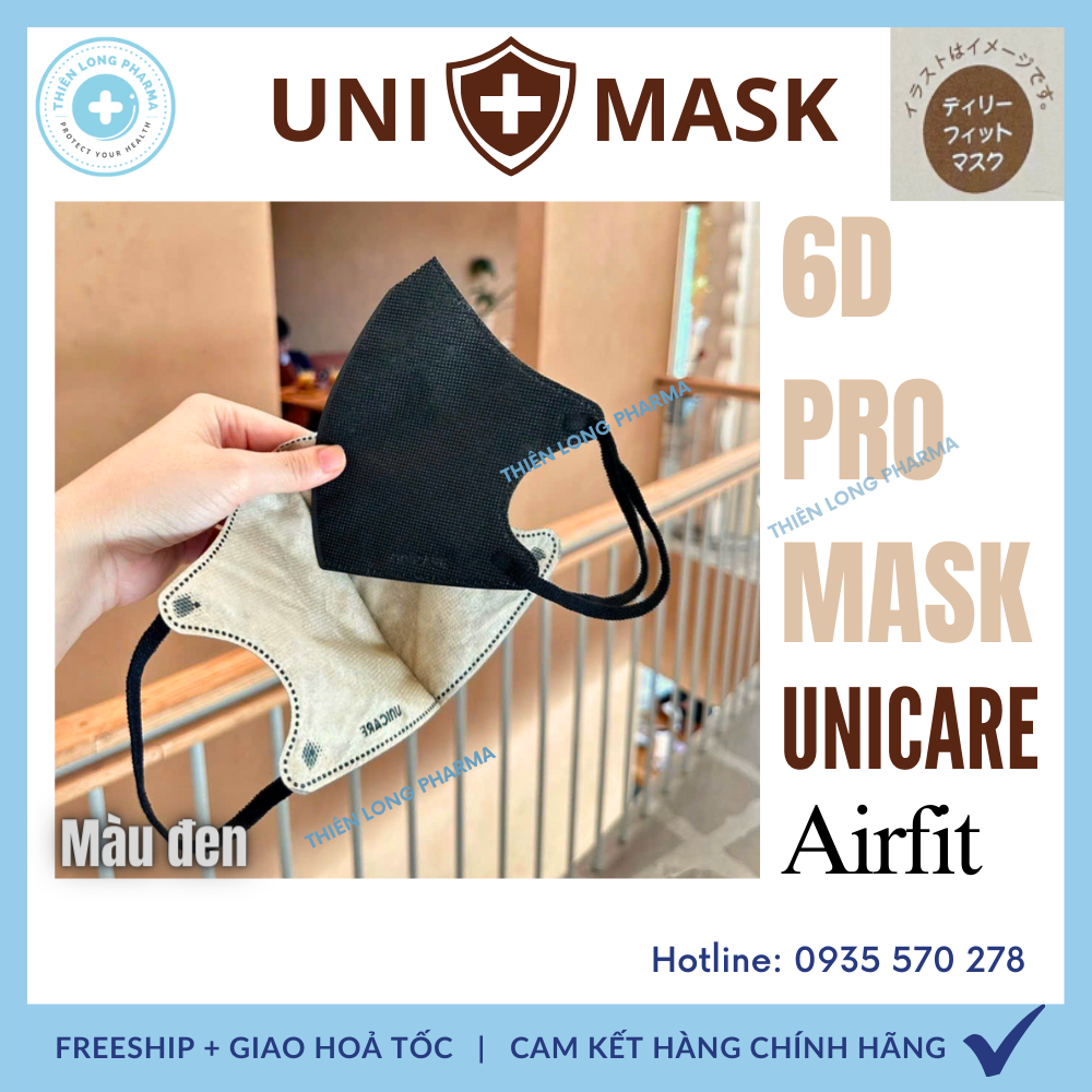 [Thùng 50 Cái] Khẩu trang 6D PRO MASK Airfit, khẩu trang 5D UNICARE ...
