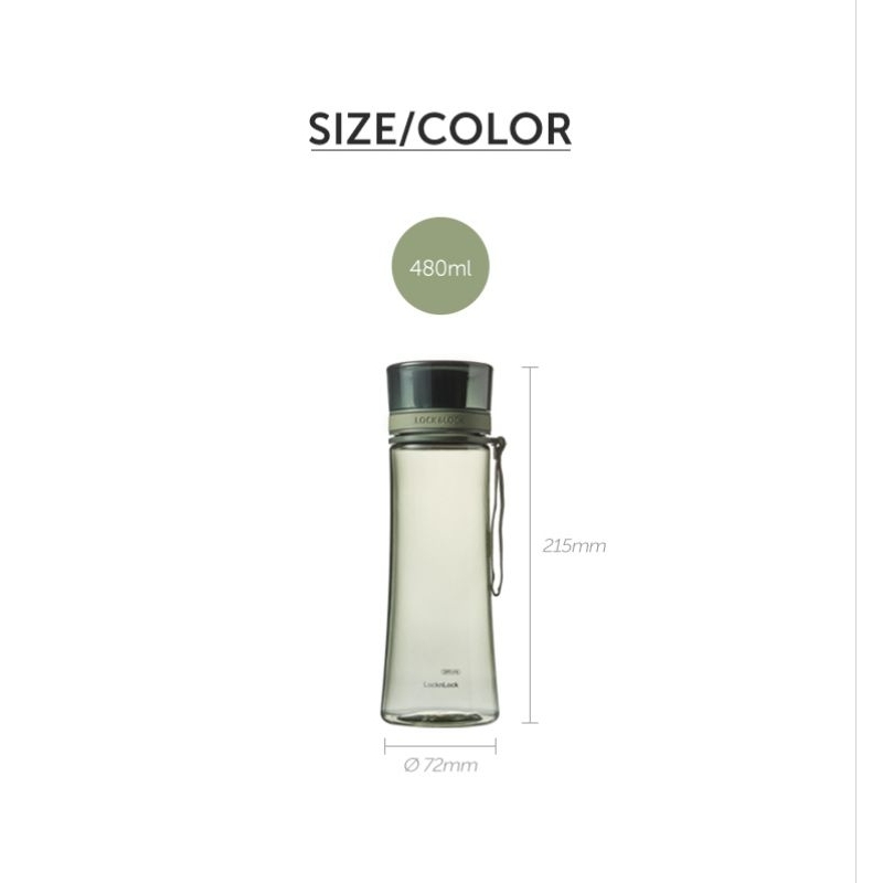 Bình nước đựng Tritan Lock&Lock 480ml | Shopee Việt Nam