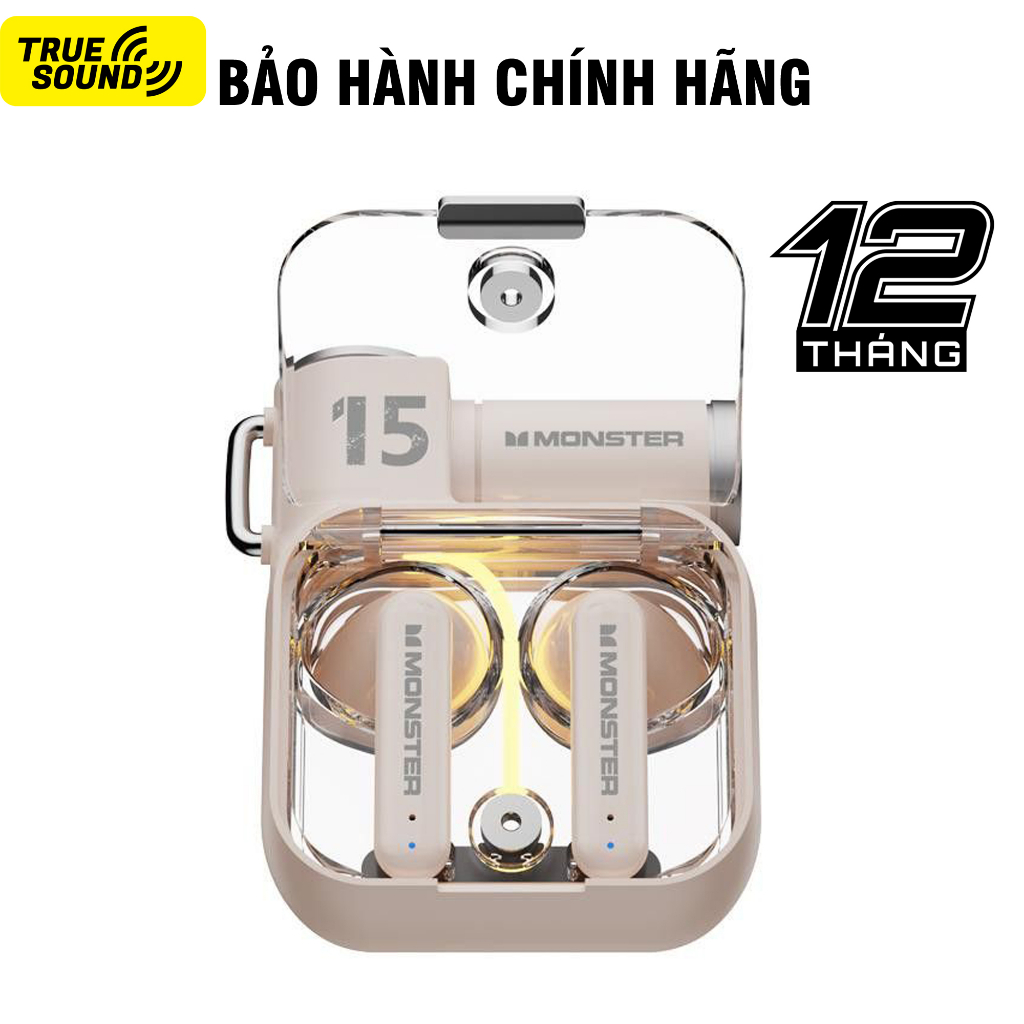 Tai nghe Bluetooth MONSTER XKT15 V5.3. Giảm tiếng ồn, chống nước ...