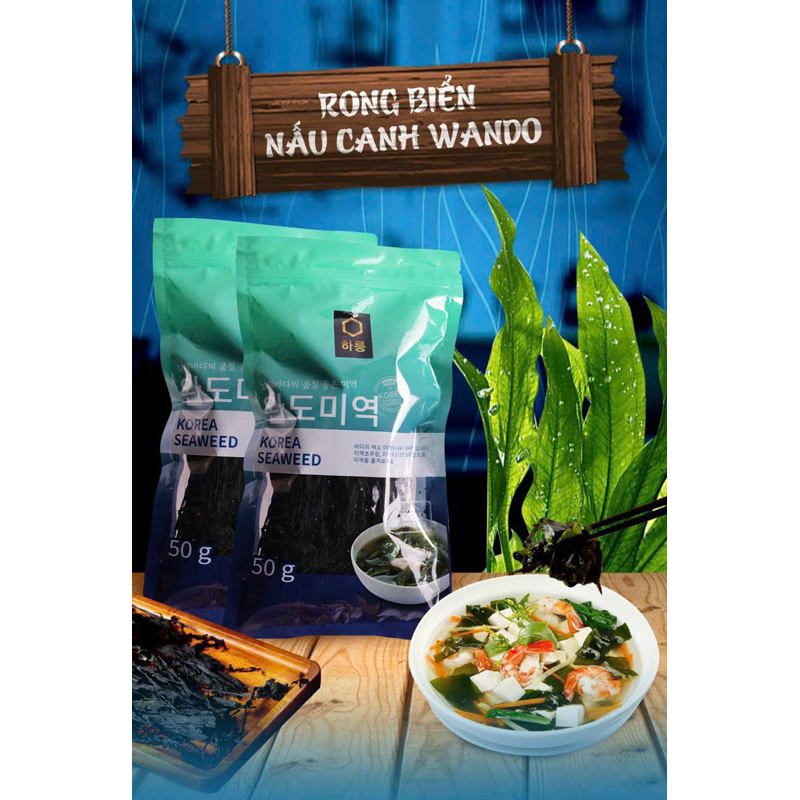 Rong biển khô Hàn Quốc Wando gói 50g loại ngon | Shopee Việt Nam