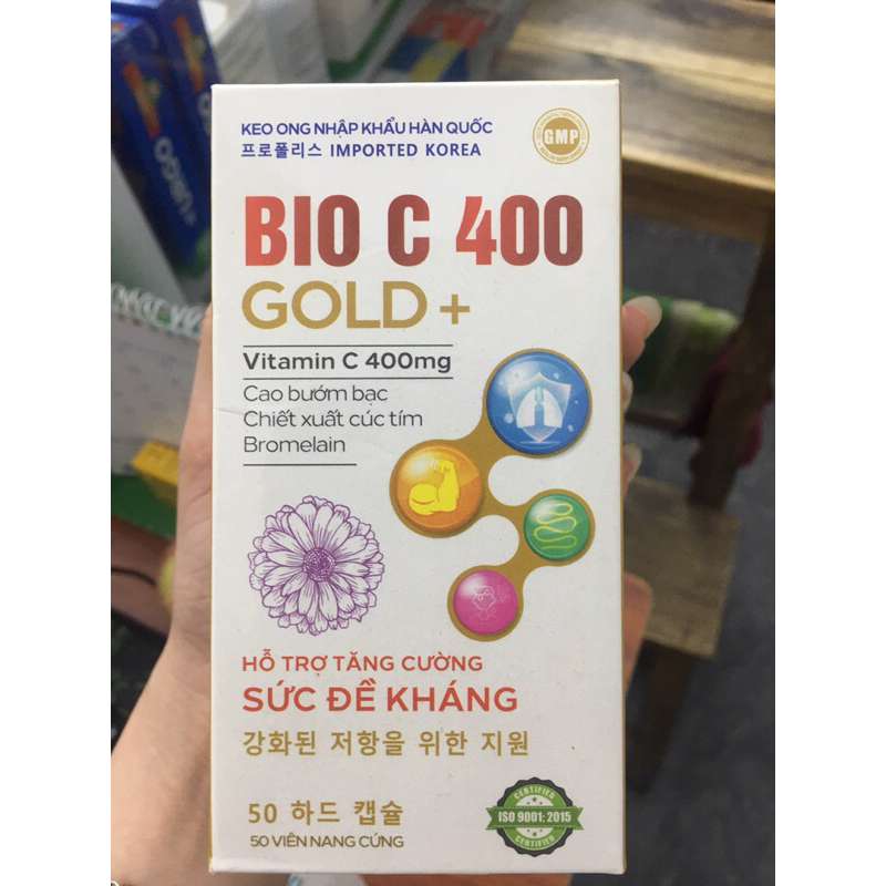 [Chính Hãng] Tăng Sức Đề Kháng Bio C 400 Gold + Giảm Nguy Cơ Đường Hô ...