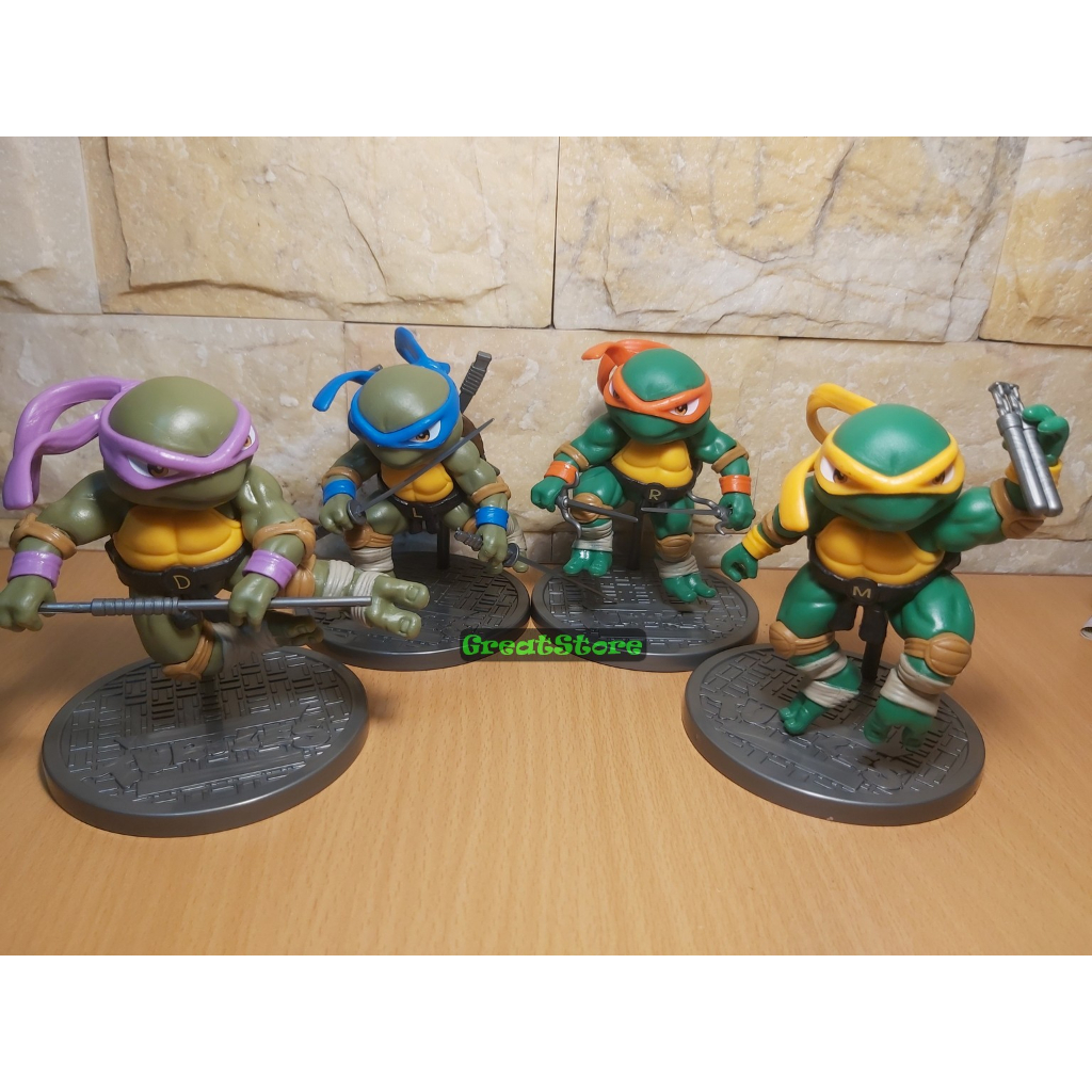 [ Sẵn ] Combo 4 mô hình Ninja rùa Ninja Turtles Siêu Cute Figure ...