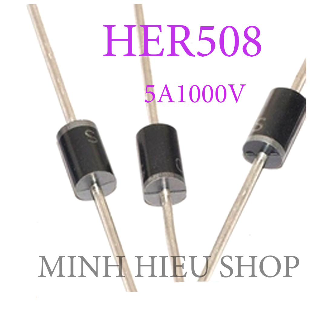 10 Chiếc Diode xung _HER508 5A 1000V_ Hàng Loại Đẹp | Shopee Việt Nam