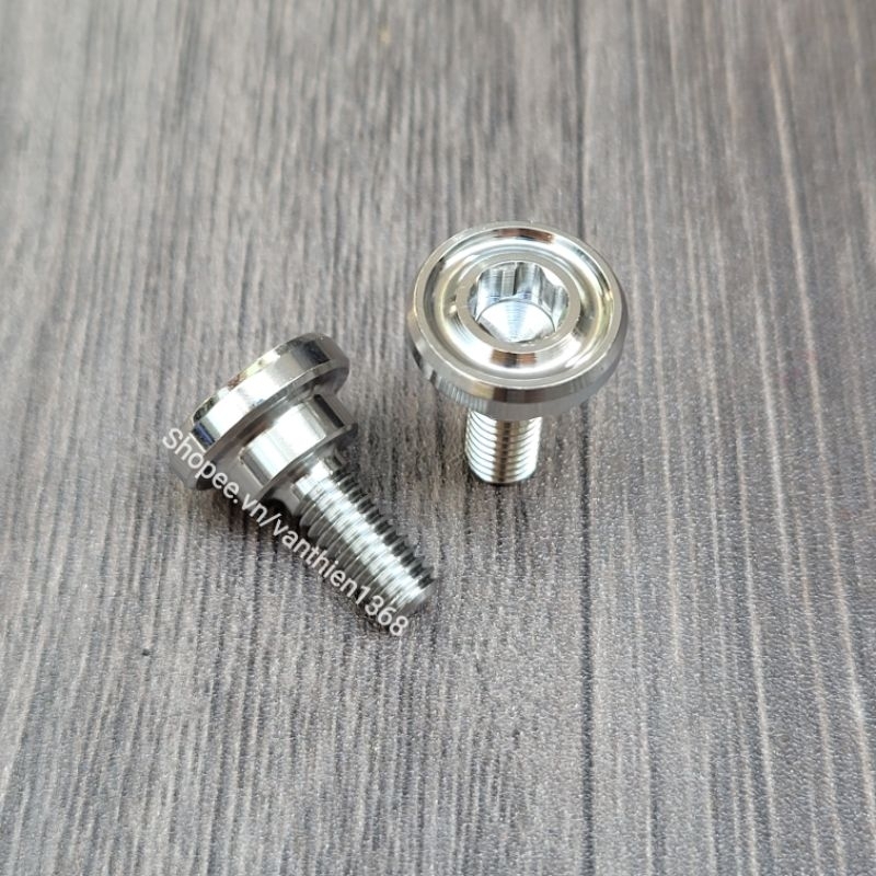 Ốc Inox 304 6li 8li Có Gờ CNC Nguyên Khối Gắn Dĩa Lốc Máy Honda ...