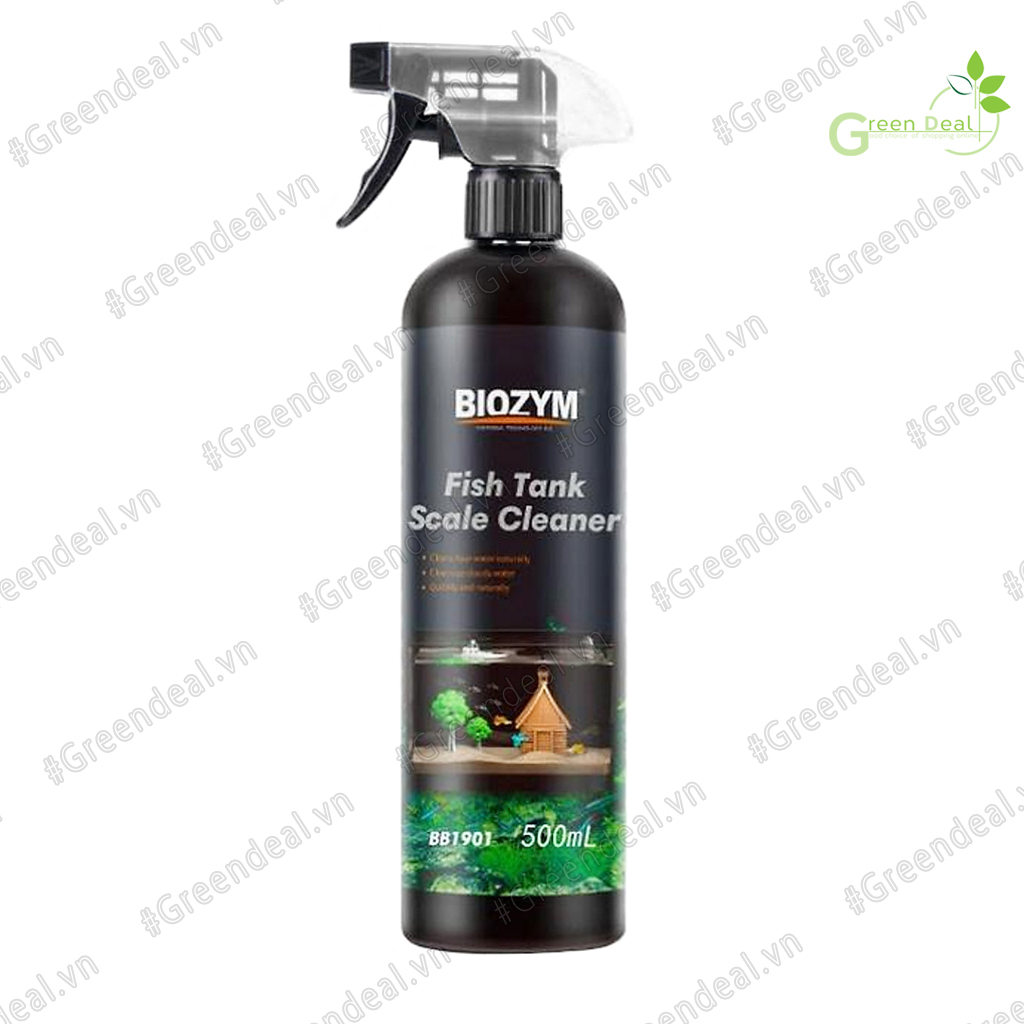 BIOZYM - Fish Tank Scale Cleaner (Chai 500 ml) | Tẩy cặn Canxi bám kính ...