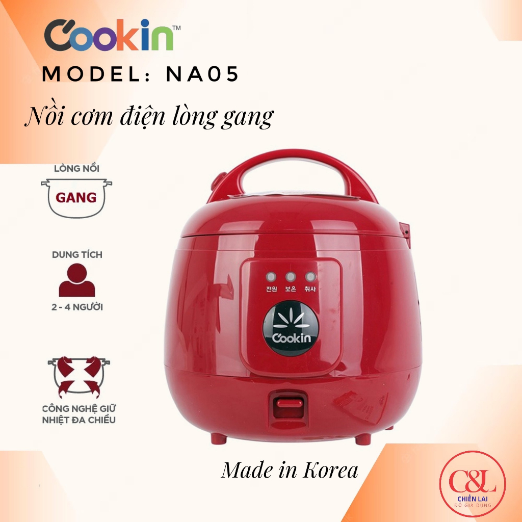 Nồi cơm điện hàn quốc Kitchen Flower Na05 | Shopee Việt Nam