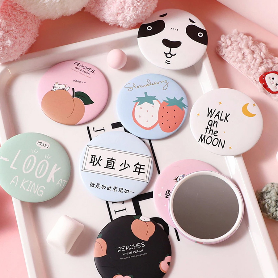 Gương trang điểm mini cầm tay siêu dễ thương – GCT2 | Shopee Việt Nam