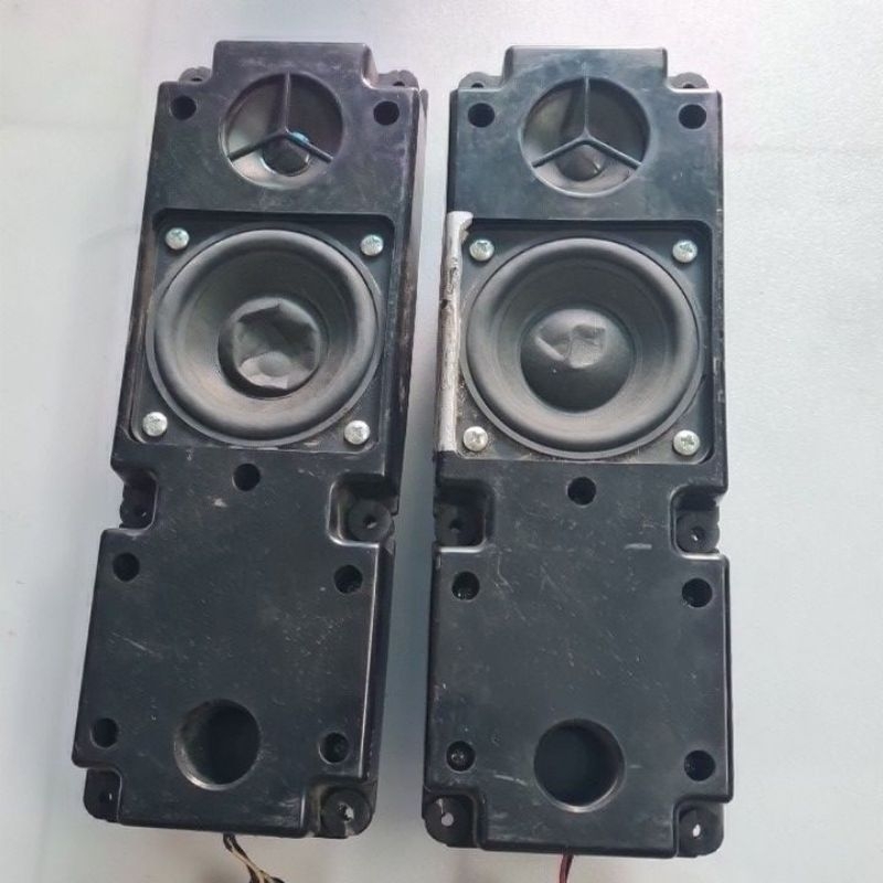 Cặp loa bass treble nguyên hộp tháo từ ti vi SHARP ,loa bass 3 inch , 8 ohm / 10w | Shopee Việt Nam